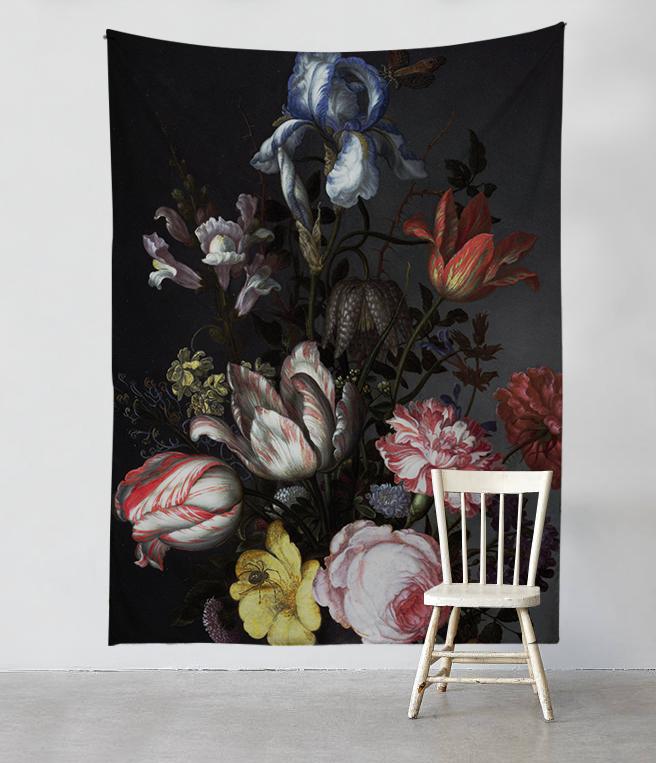 Dutch floral - Tapestries - PinkPalmDecor.com